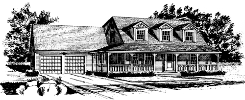 Plan# 5155 Farmhouse